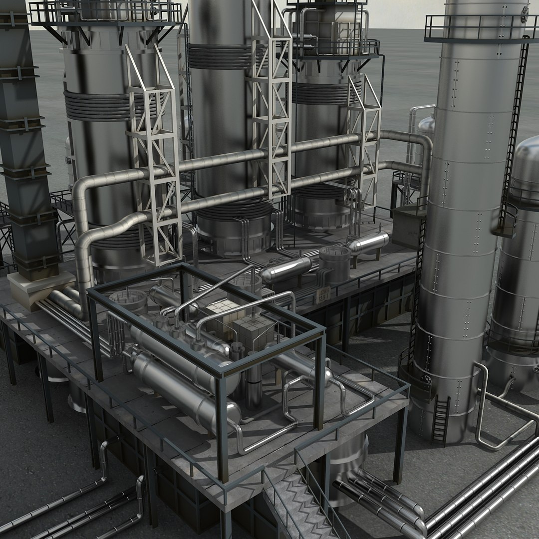 3d Model Refineries 1