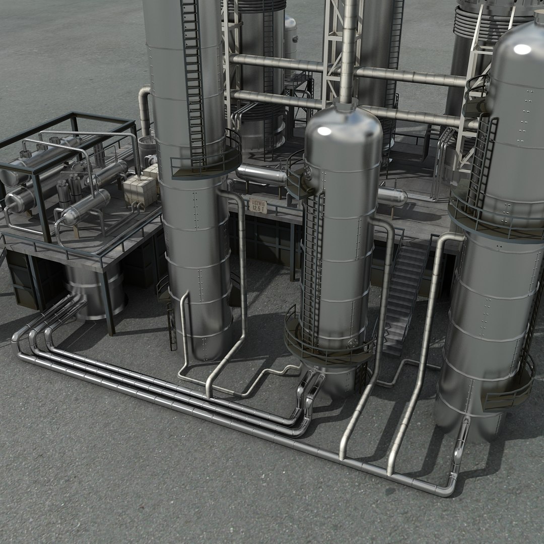 3d Model Refineries 1