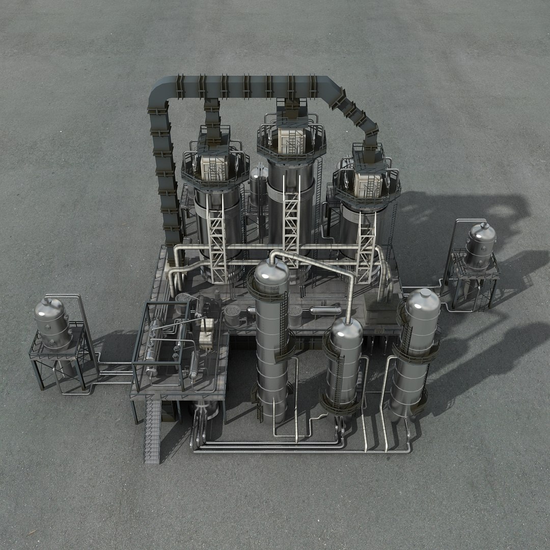 3d Model Refineries 1