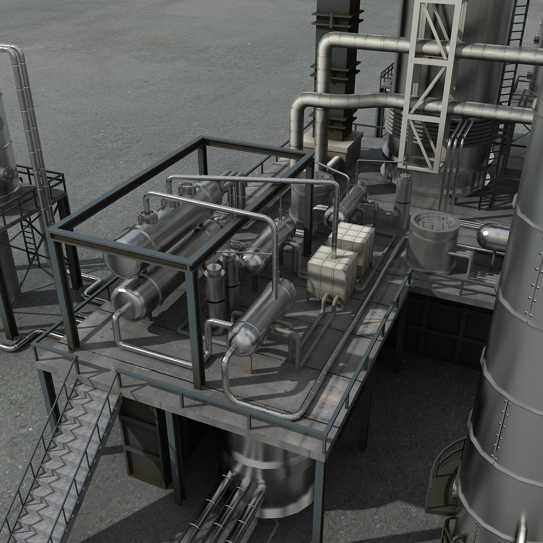 3d Model Refineries 1