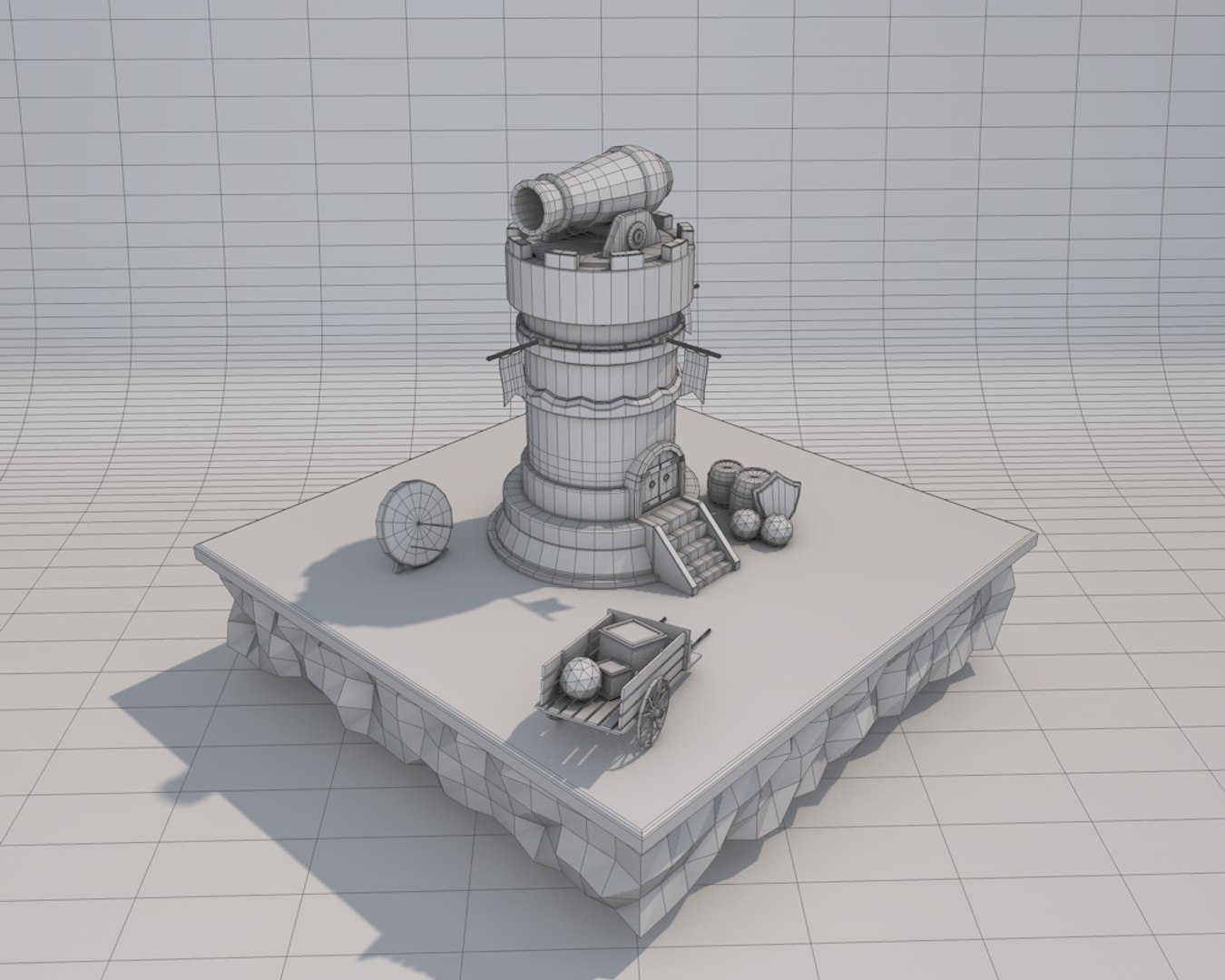 Tower Defence 3d Model