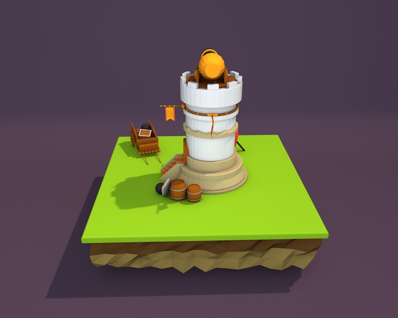 Tower Defence 3d Model