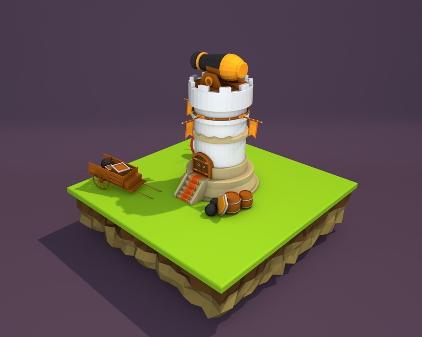 Tower Defence 3d Model