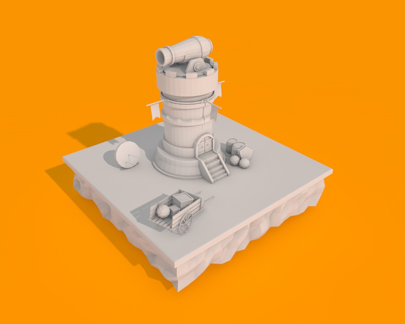 Tower Defence 3d Model