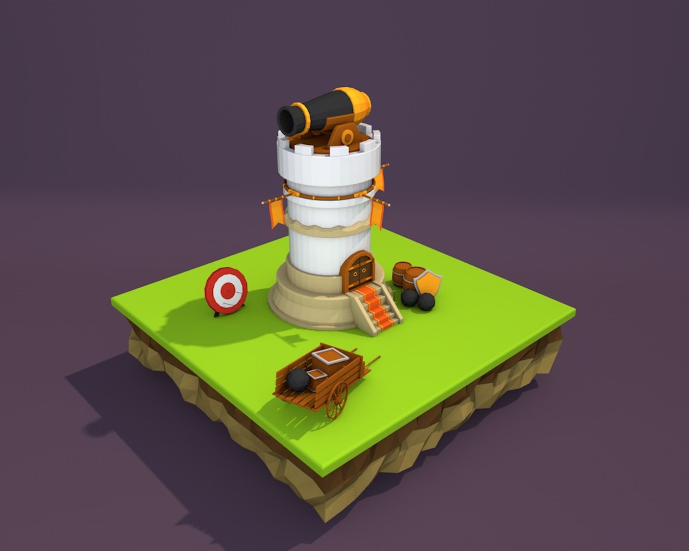Tower Defence 3d Model