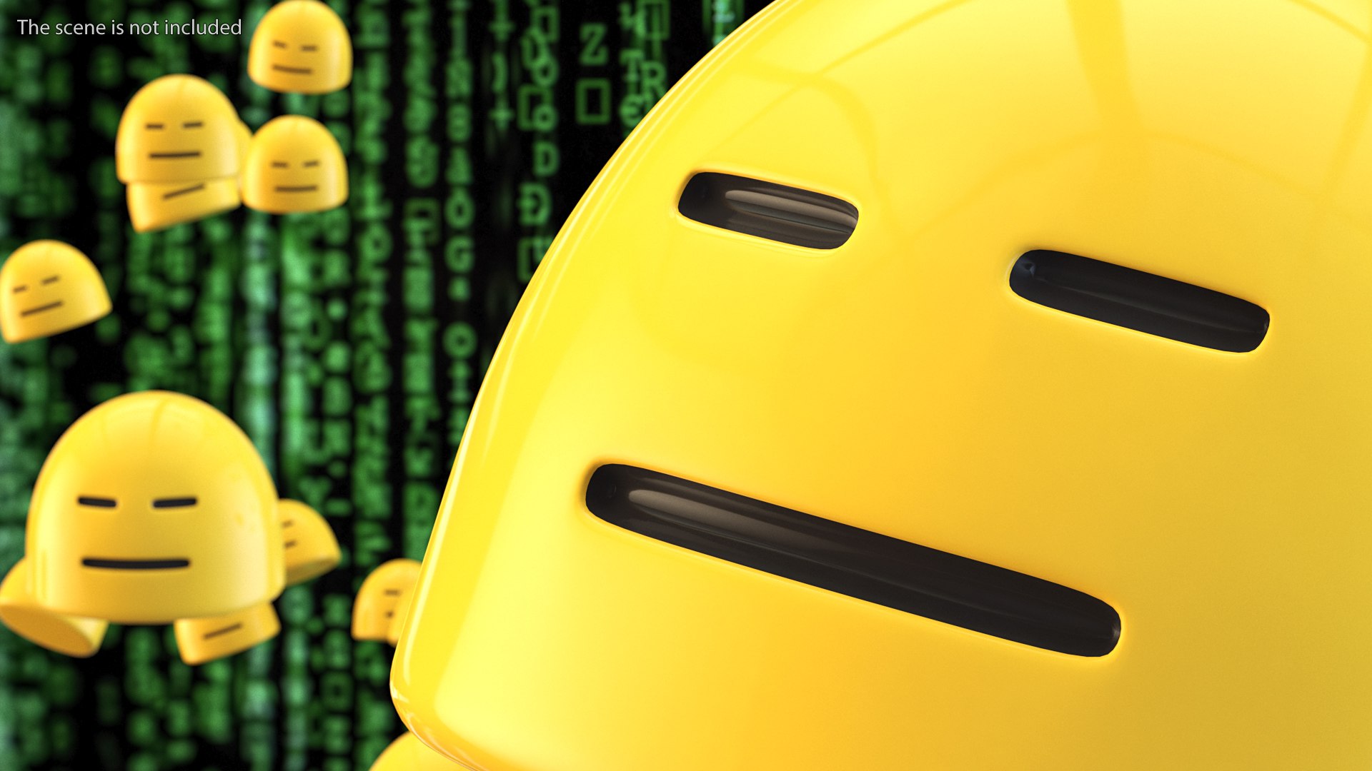 3D Model Expressionless Face Android Emoji - TurboSquid 1823724