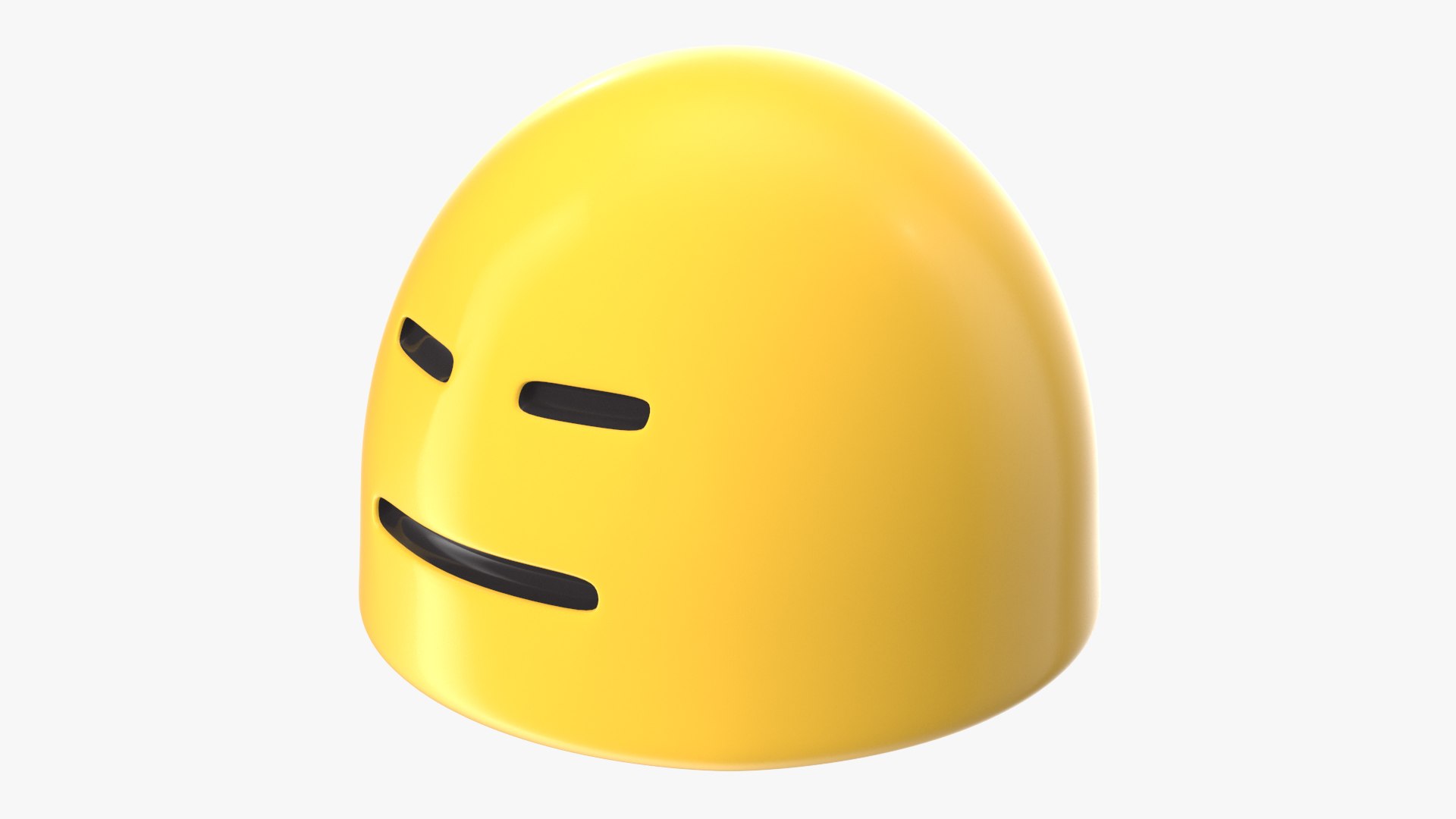 3D Model Expressionless Face Android Emoji - TurboSquid 1823724