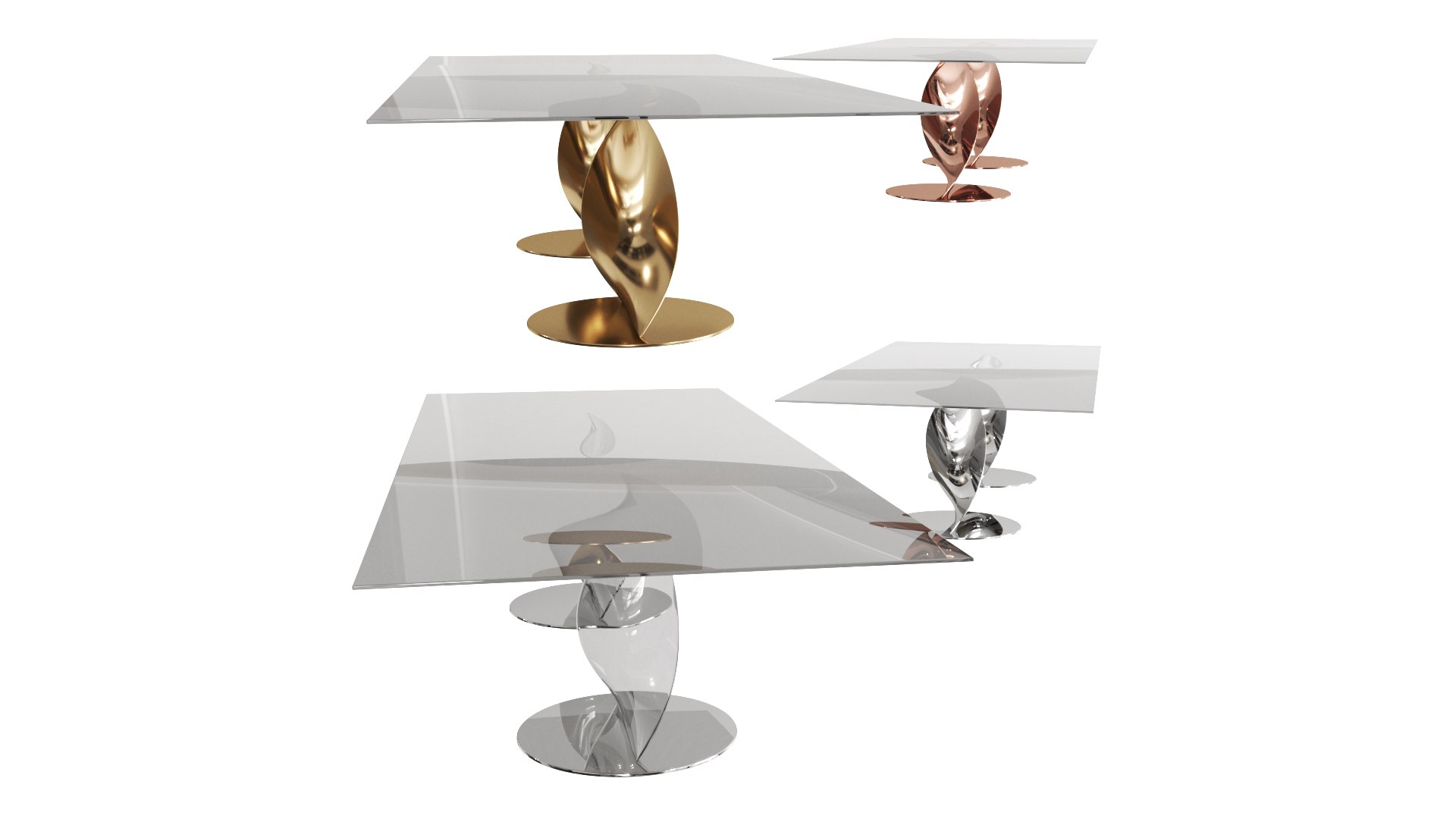 3D model sd Elika a due basi by Porada table - TurboSquid 2113863