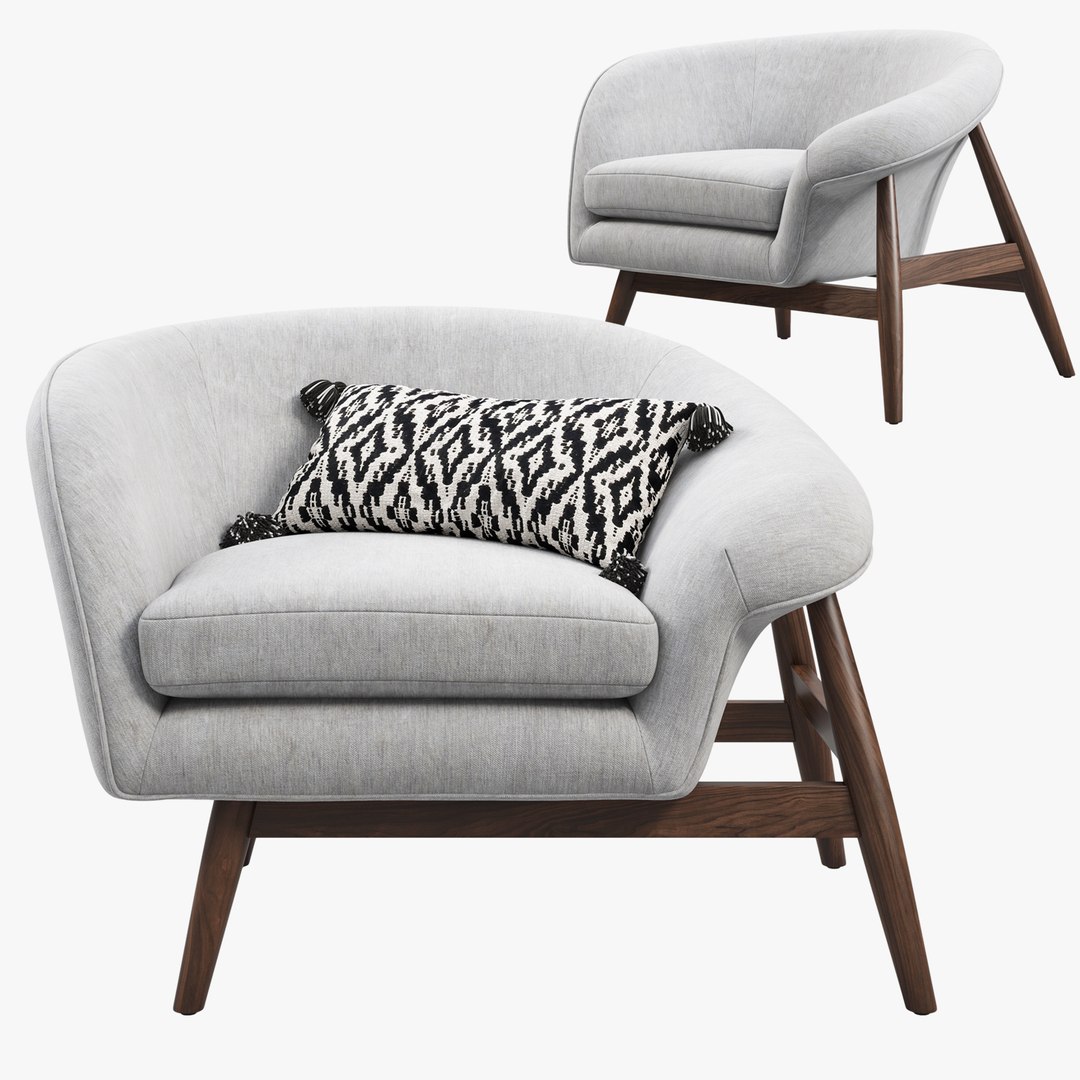 Joybird Louie Chair 3D - TurboSquid 2054335