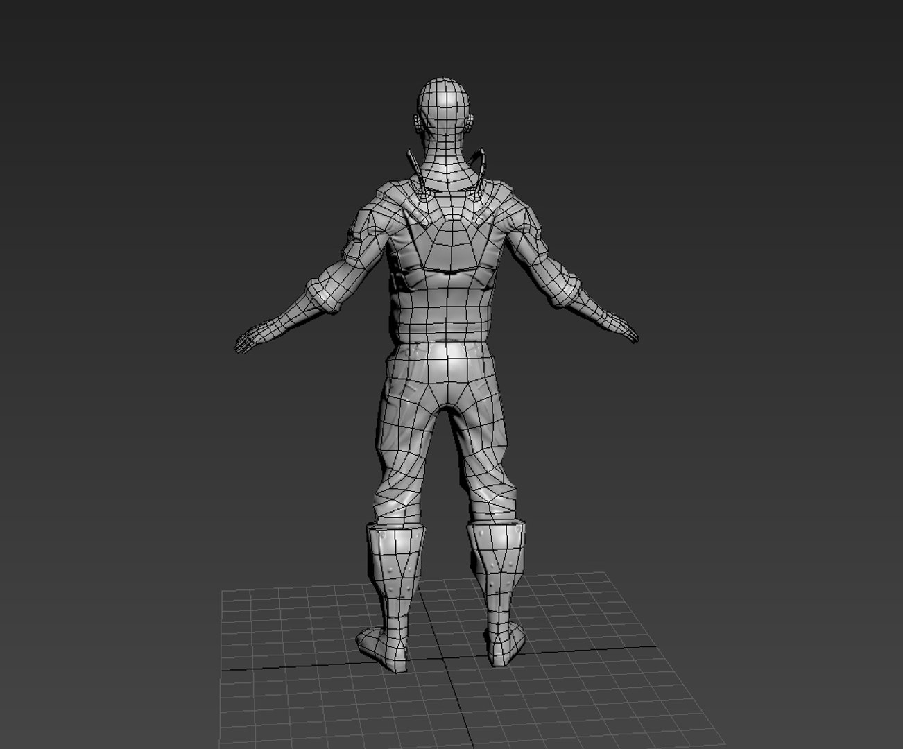 3d Model Old Man Character