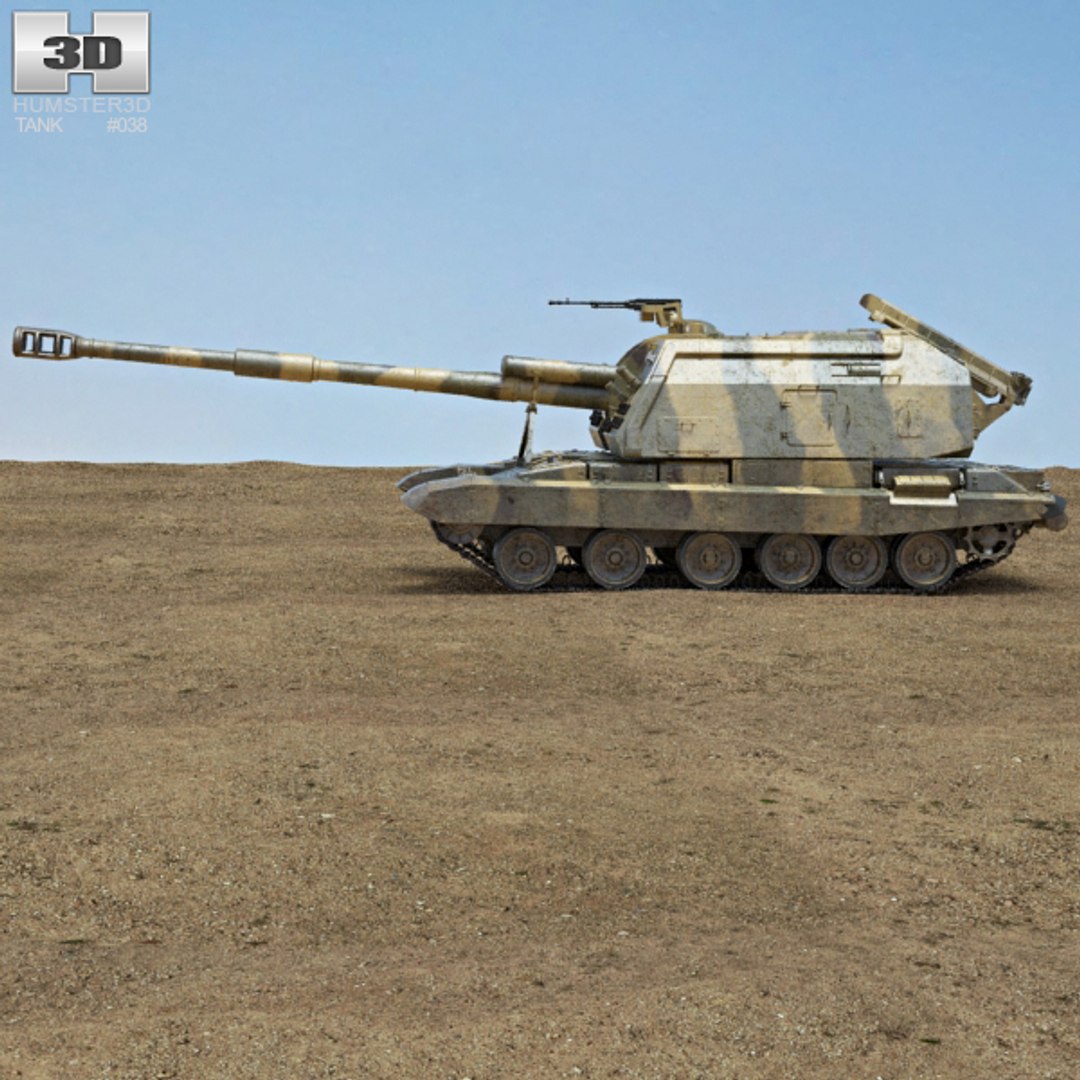 Msta Msta-s 2s19 3D Model - TurboSquid 1205155