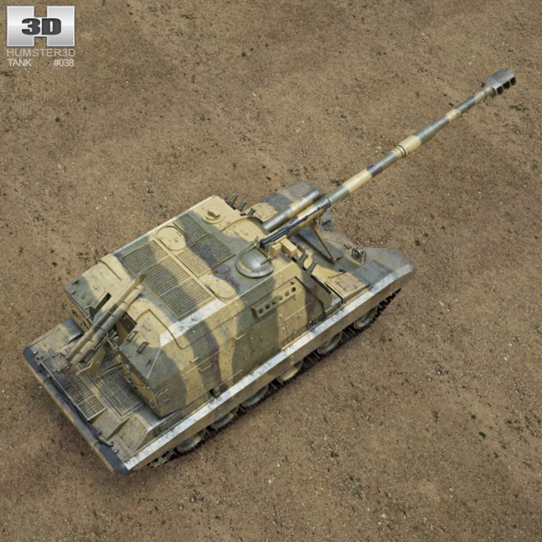 Msta Msta-s 2s19 3D Model - TurboSquid 1205155