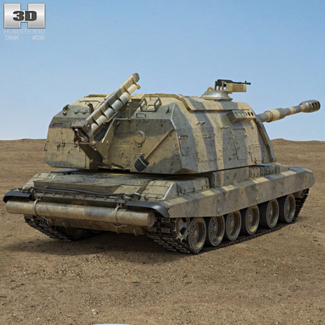 Msta Msta-s 2s19 3D Model - TurboSquid 1205155