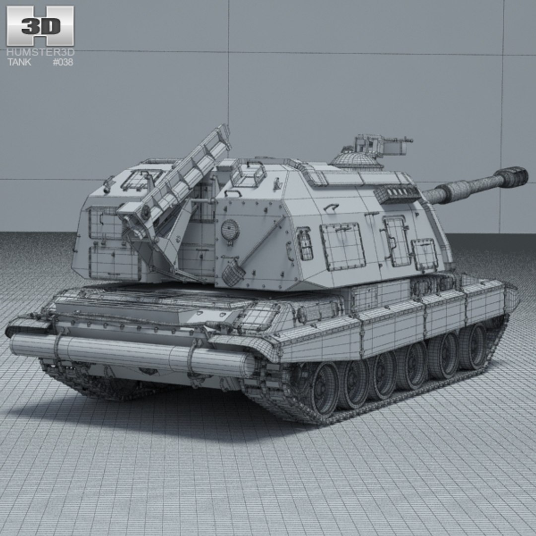 Msta Msta-s 2s19 3D Model - TurboSquid 1205155