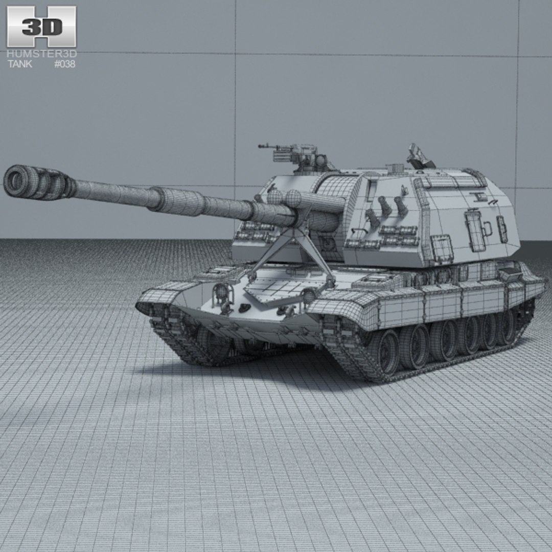 Msta Msta-s 2s19 3D Model - TurboSquid 1205155