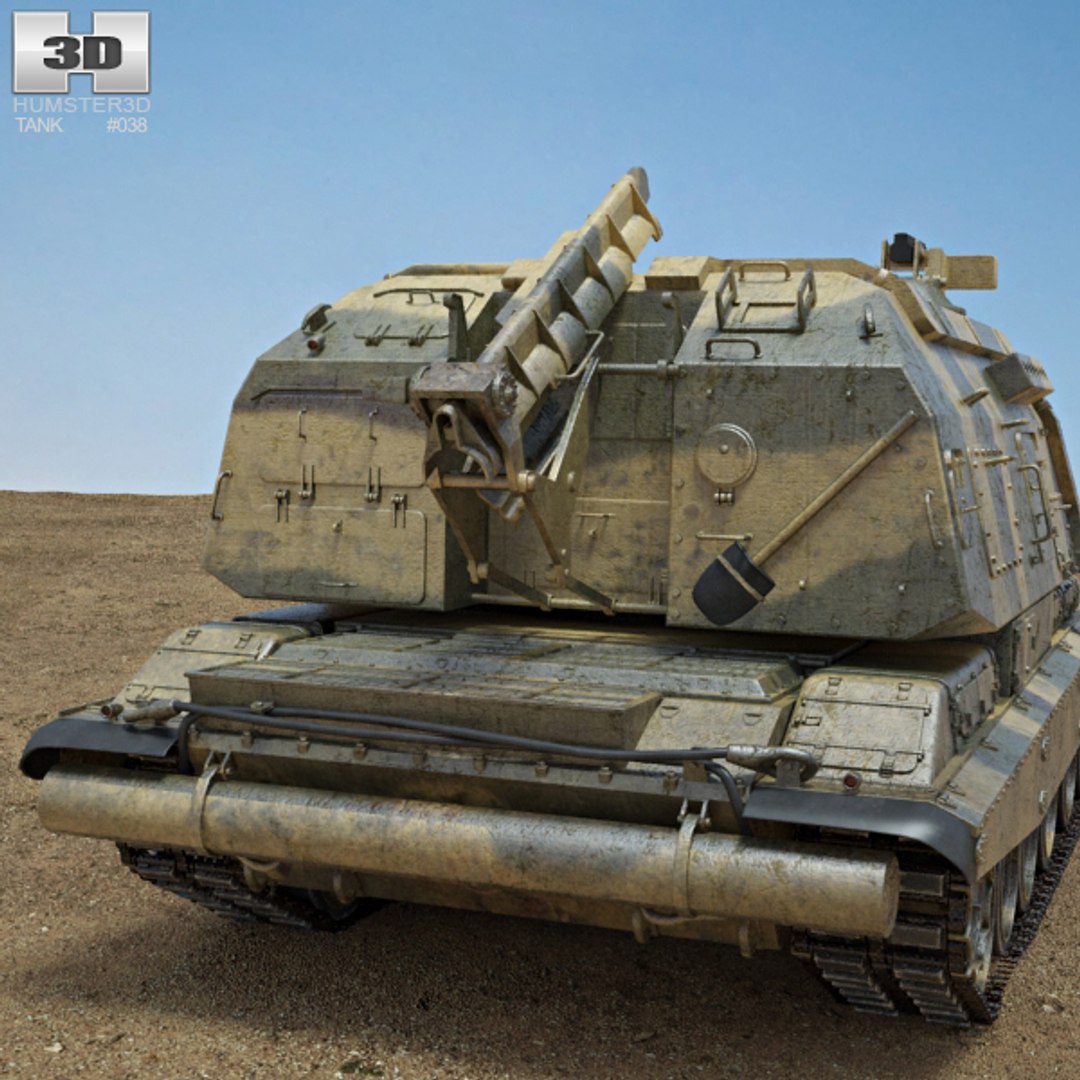 Msta Msta-s 2s19 3D Model - TurboSquid 1205155