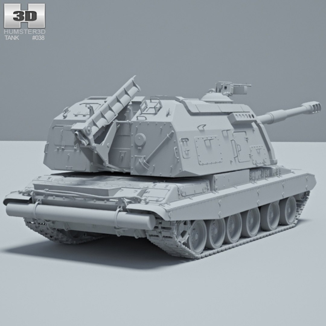 Msta Msta-s 2s19 3D Model - TurboSquid 1205155