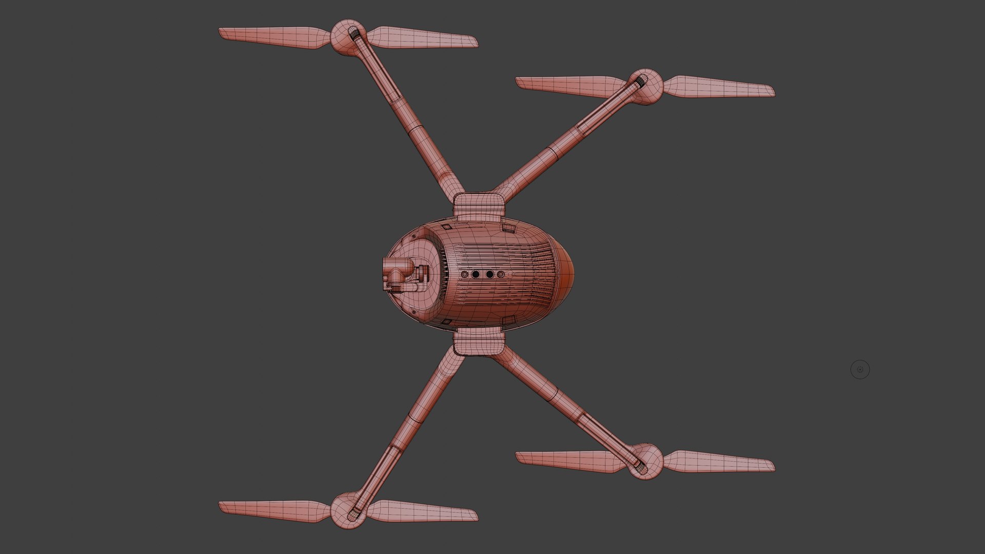 3D Drone Replica With Oval Egg Type Shape - TurboSquid 1740253