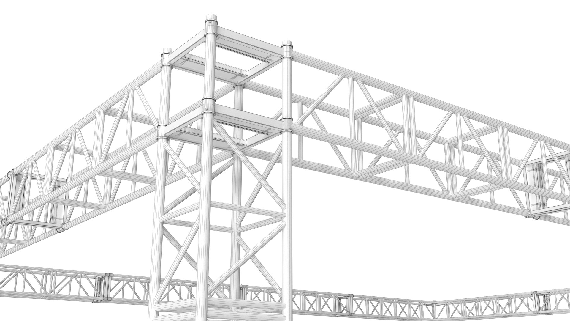 Stage Truss System 1 Model - TurboSquid 2280427
