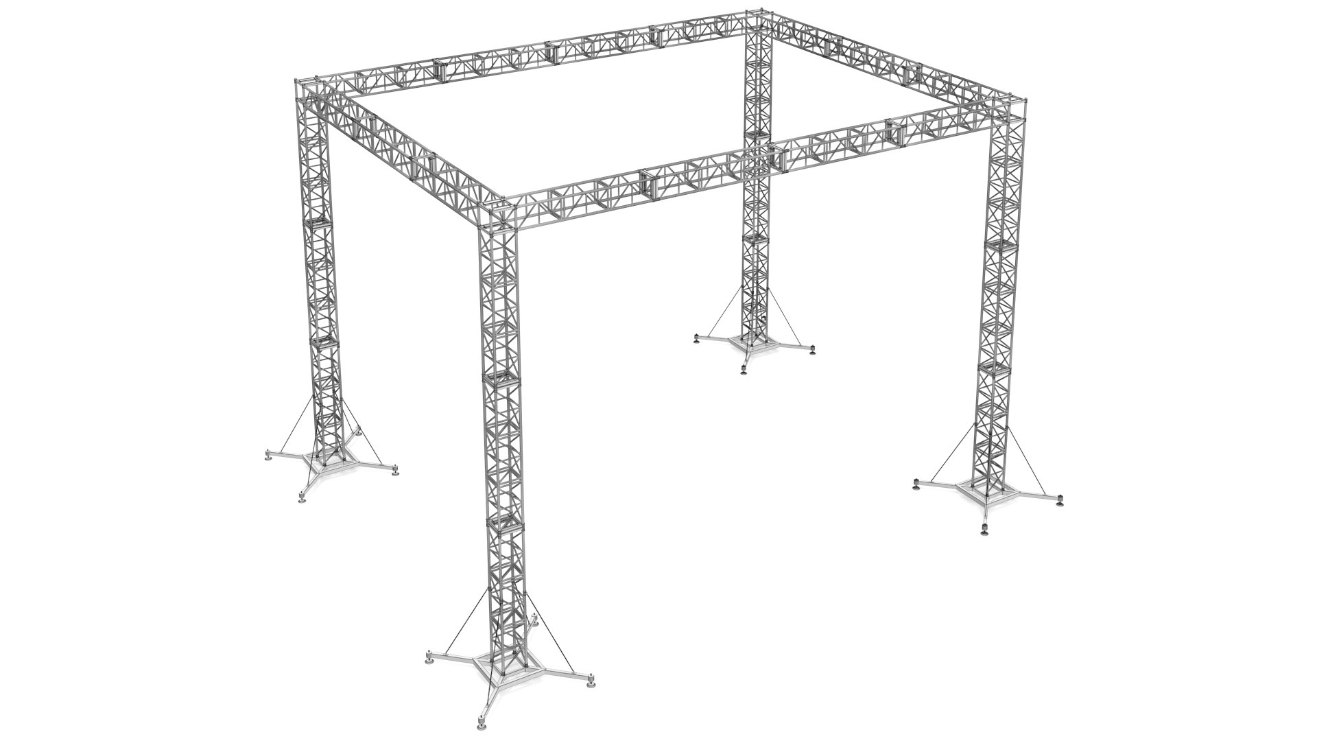 Stage Truss System 1 Model - TurboSquid 2280427