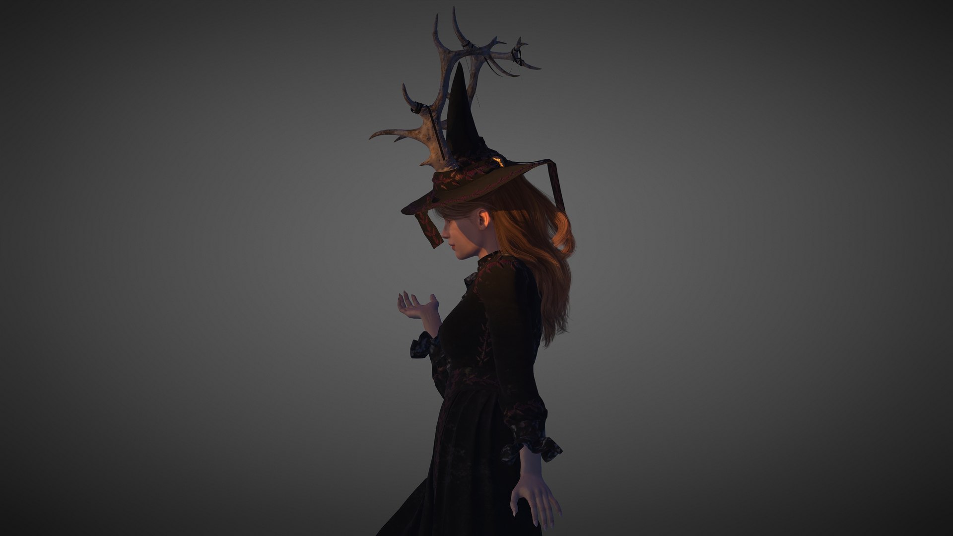3D Witch Game Character - TurboSquid 1805979