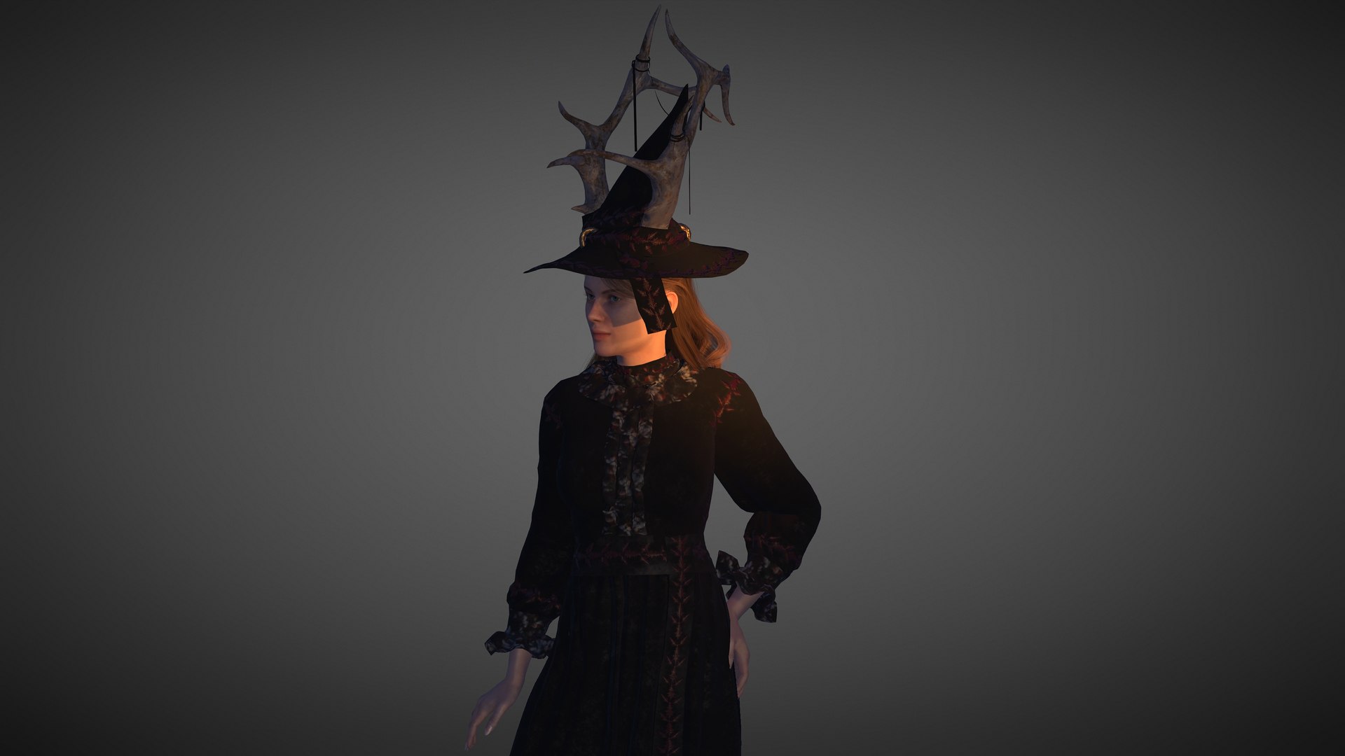 3D Witch Game Character - TurboSquid 1805979