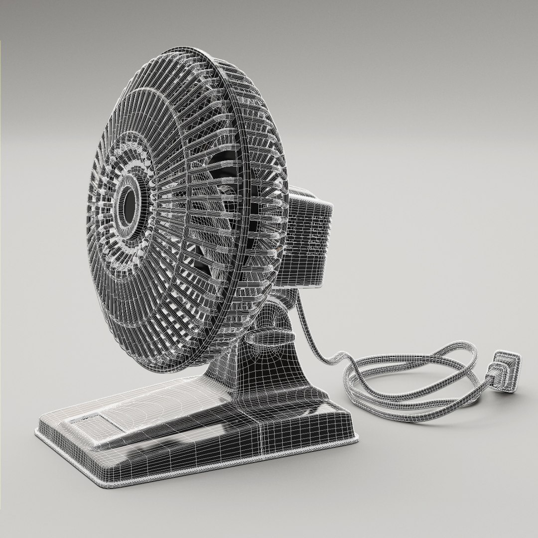 3d Desk Fan