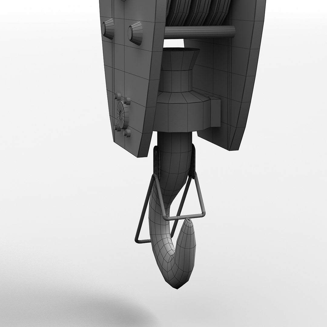Crane Hook 3D Model - TurboSquid 1300687