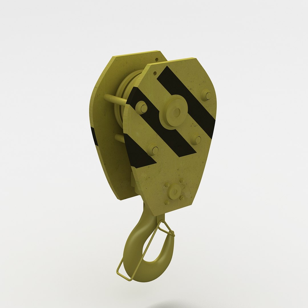 Crane Hook 3D Model - TurboSquid 1300687