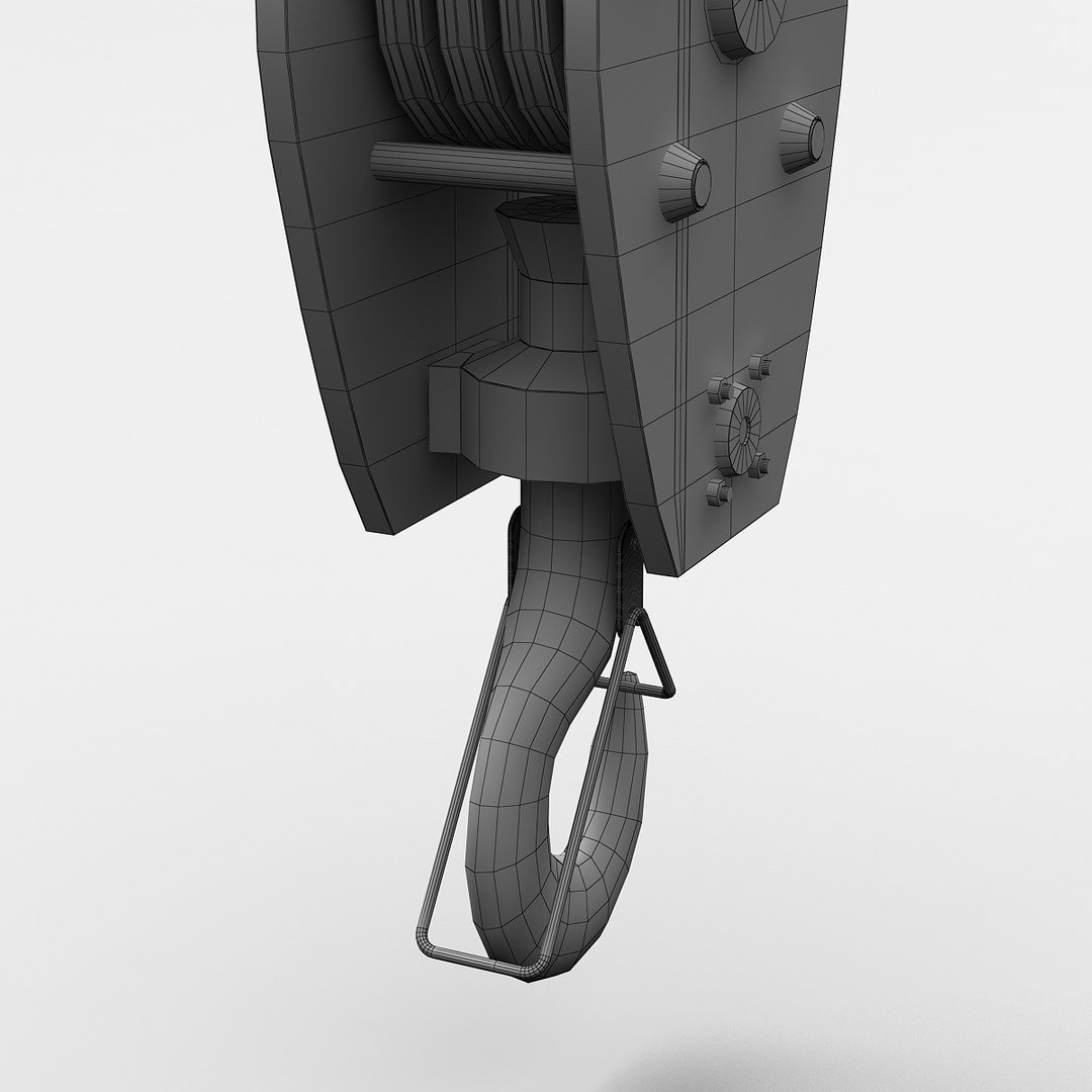Crane Hook 3D Model - TurboSquid 1300687