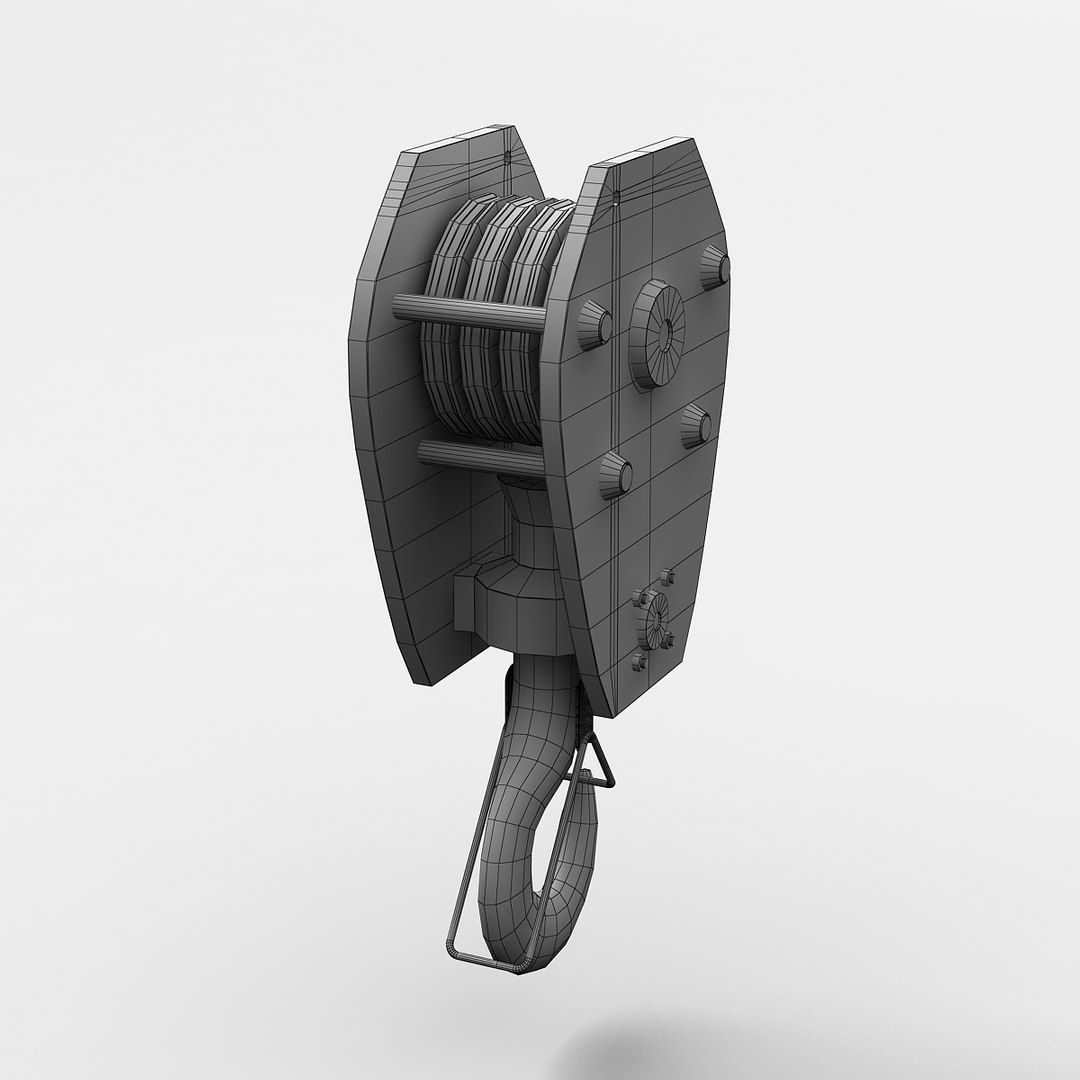 Crane Hook 3D Model - TurboSquid 1300687