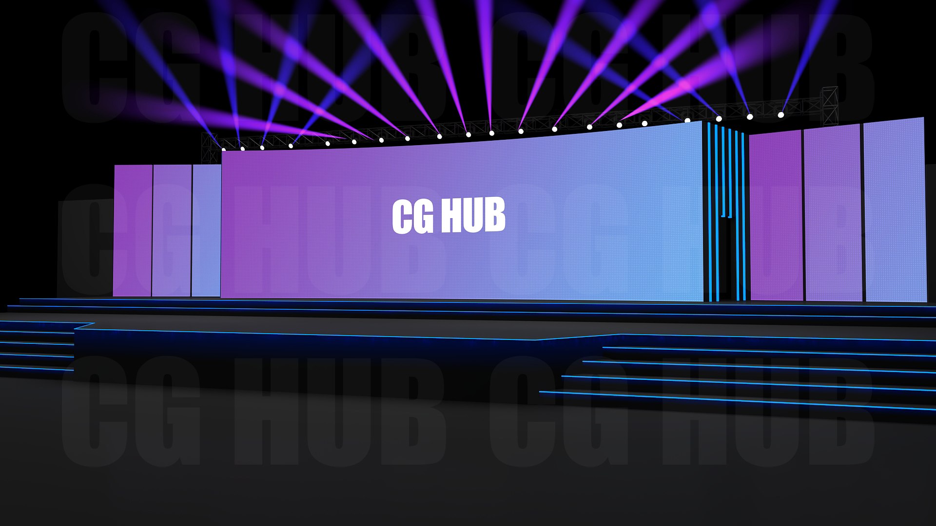 3D Event Stage Design - TurboSquid 2288956