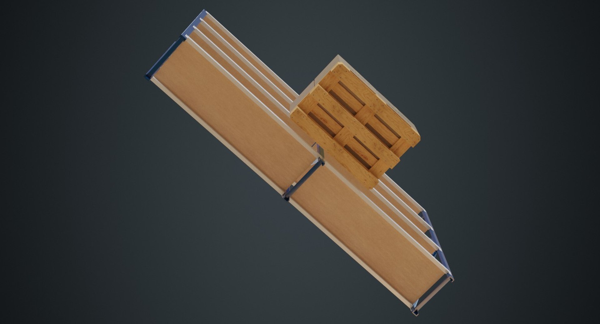 3D Boxes Pallet Shelf 1a Model - TurboSquid 1408965