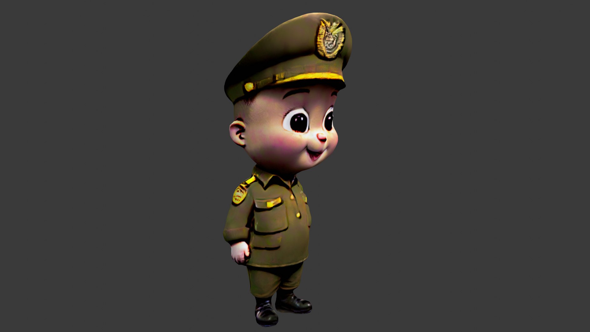 Baby Soldier 3D - TurboSquid 2128007