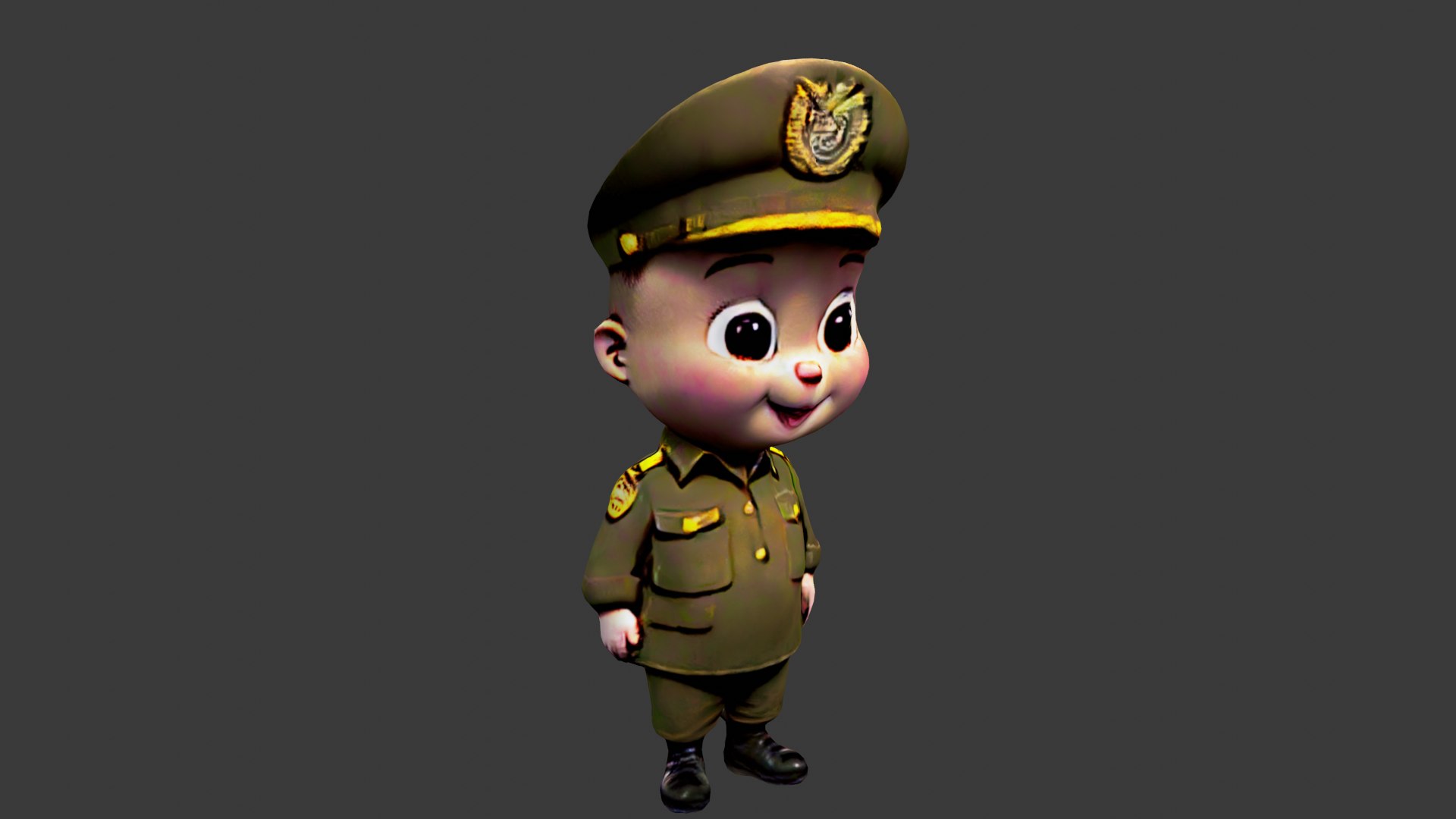 Baby Soldier 3D - TurboSquid 2128007