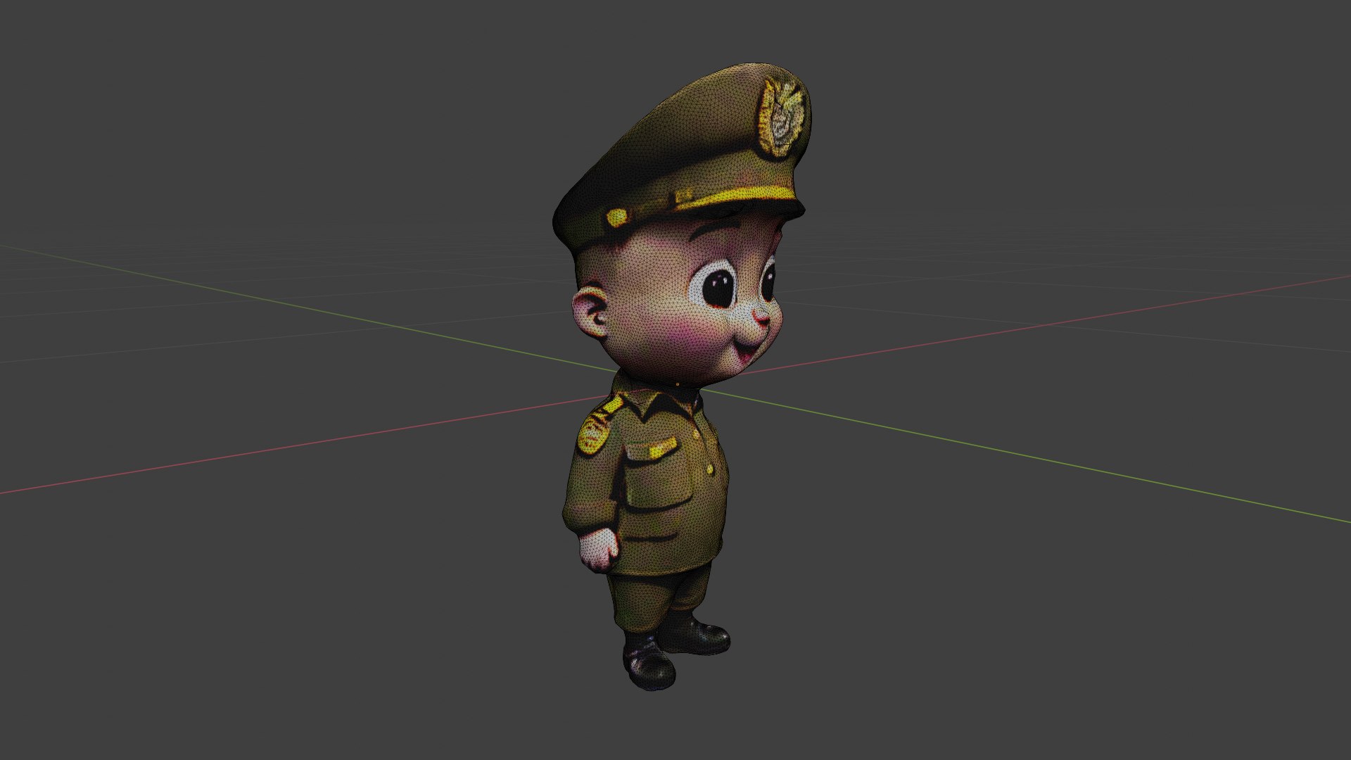 Baby Soldier 3D - TurboSquid 2128007