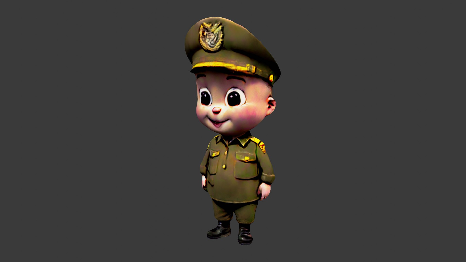 Baby Soldier 3D - TurboSquid 2128007