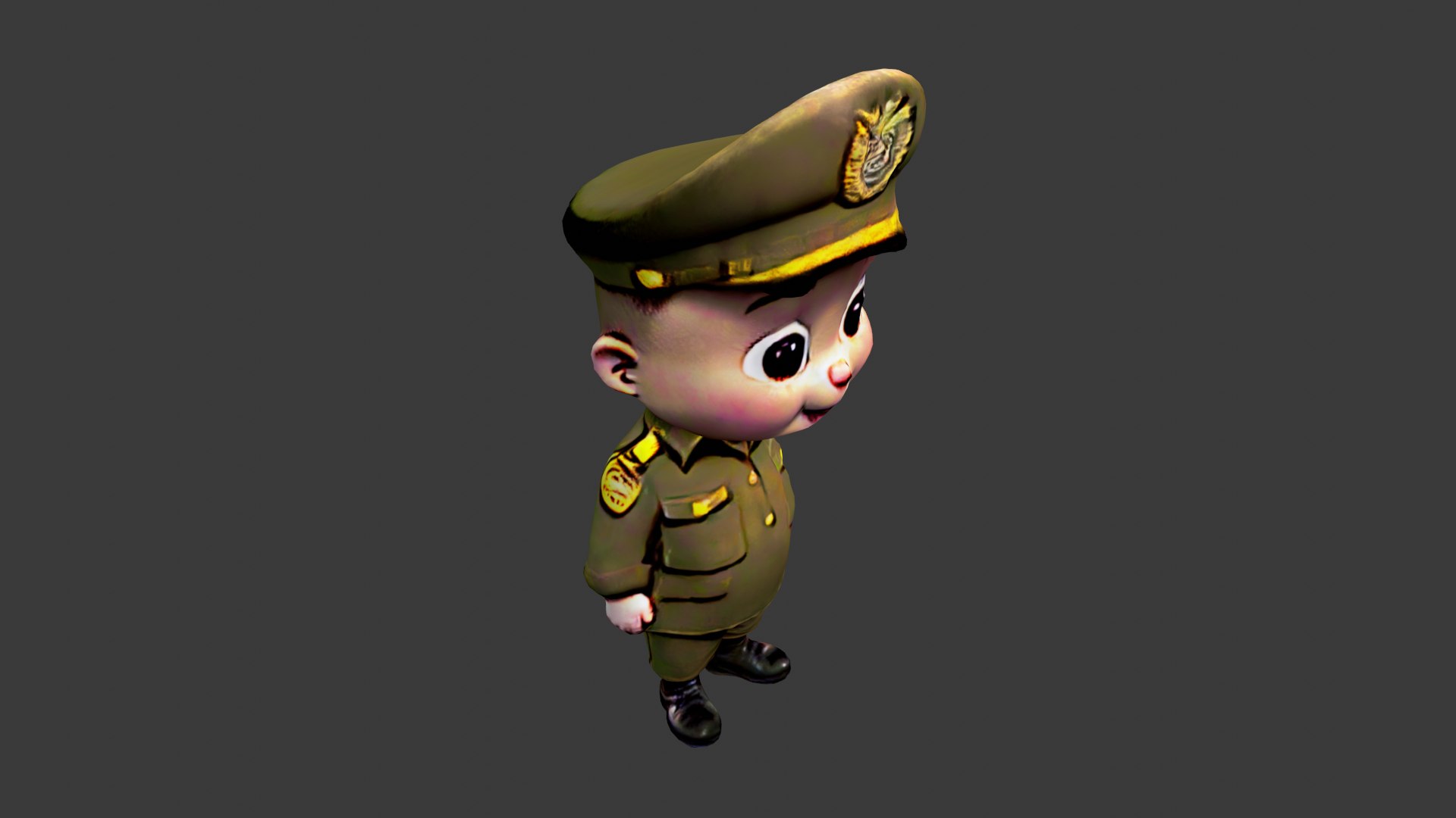 Baby Soldier 3D - TurboSquid 2128007
