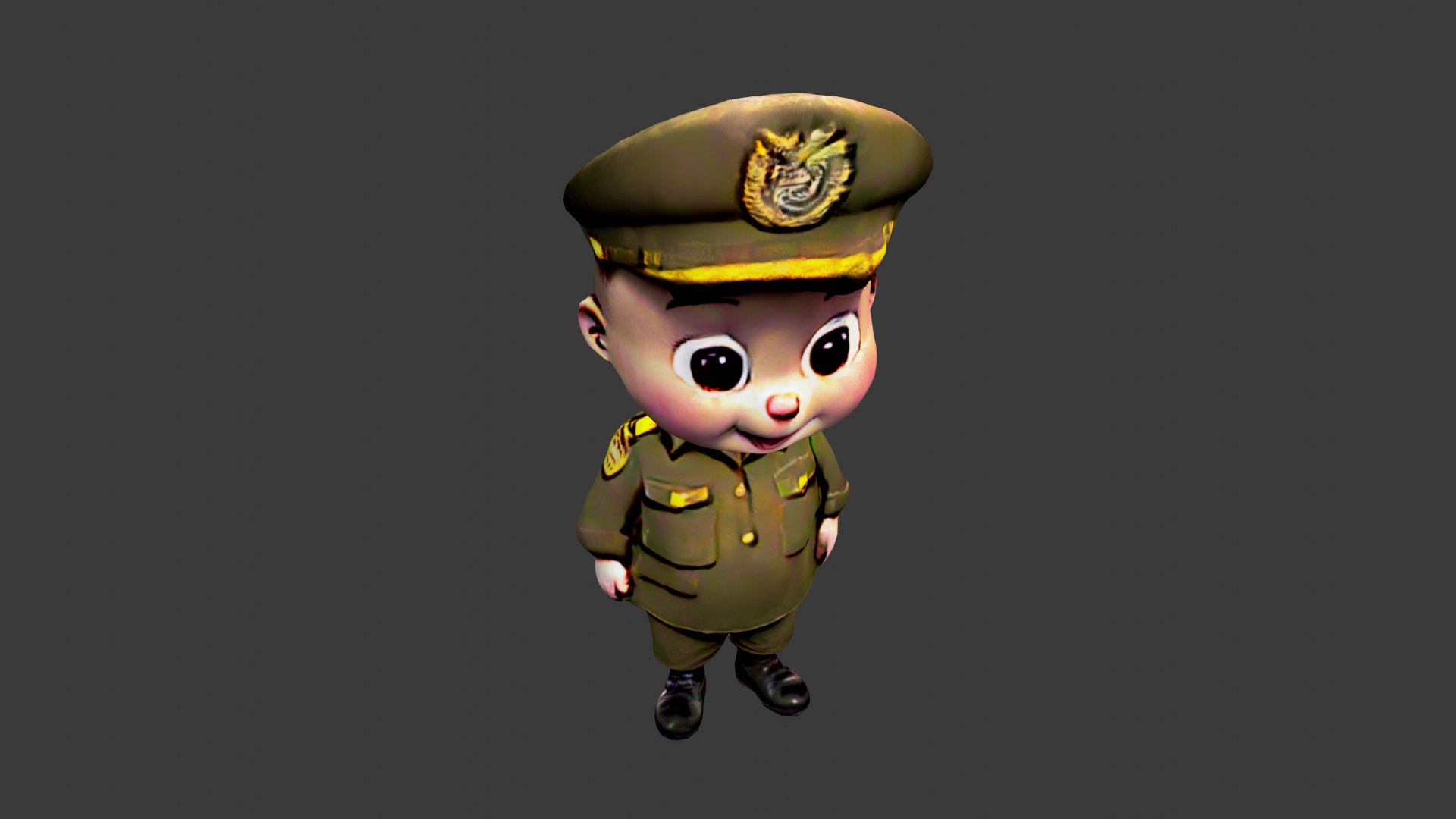 Baby Soldier 3D - TurboSquid 2128007