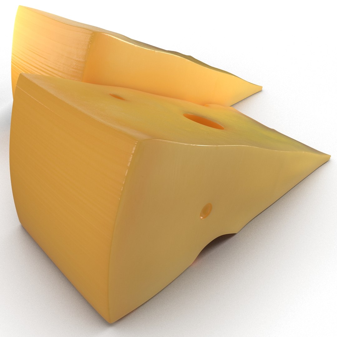 3d Cheese Wedge Model