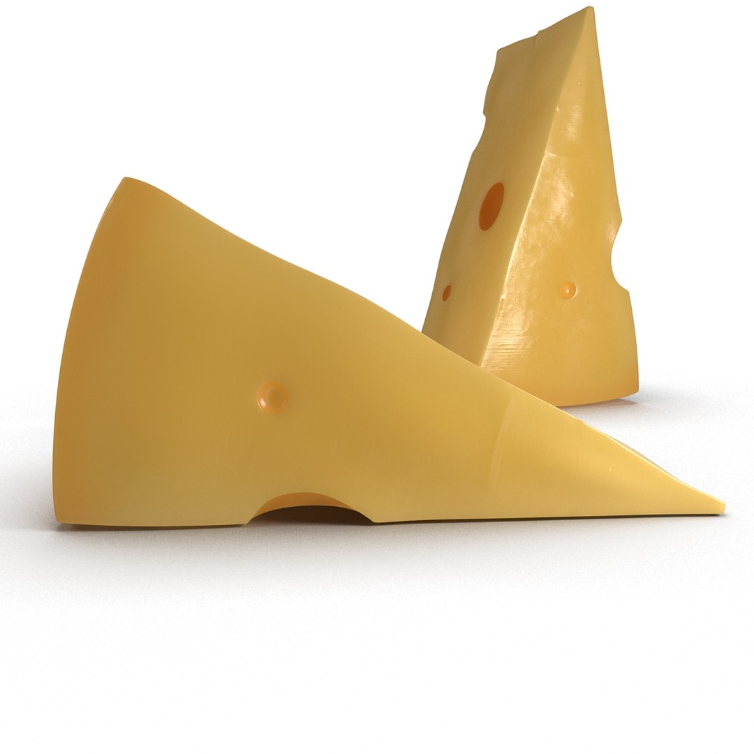3d Cheese Wedge Model