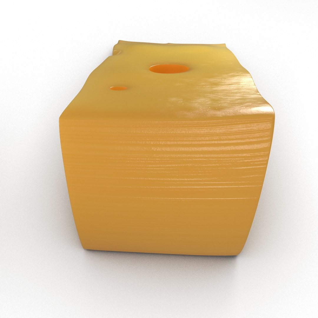 3d Cheese Wedge Model