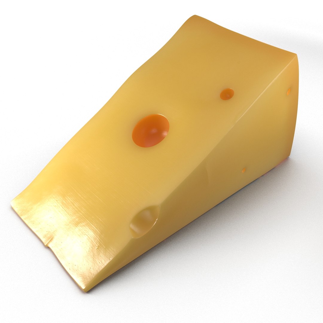 3d Cheese Wedge Model