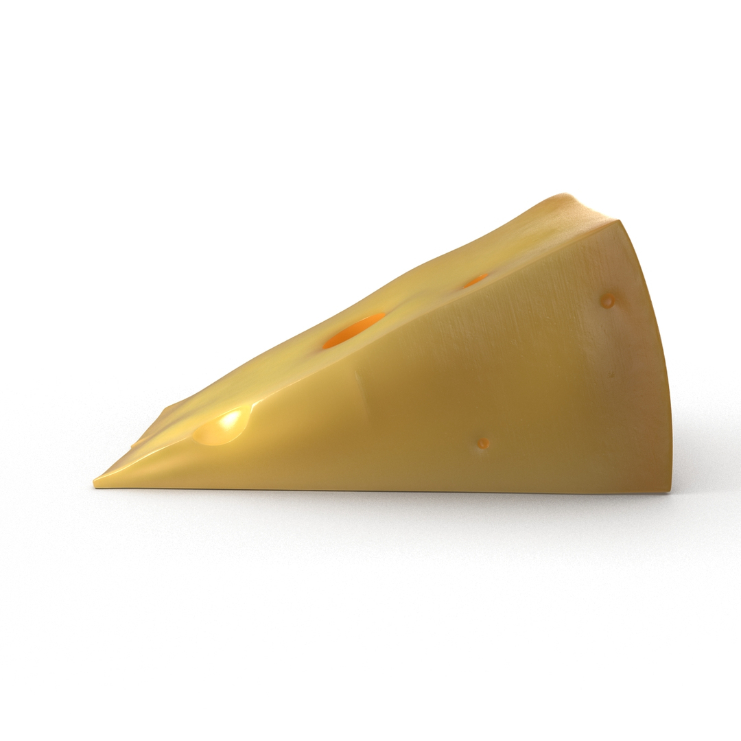 3d Cheese Wedge Model