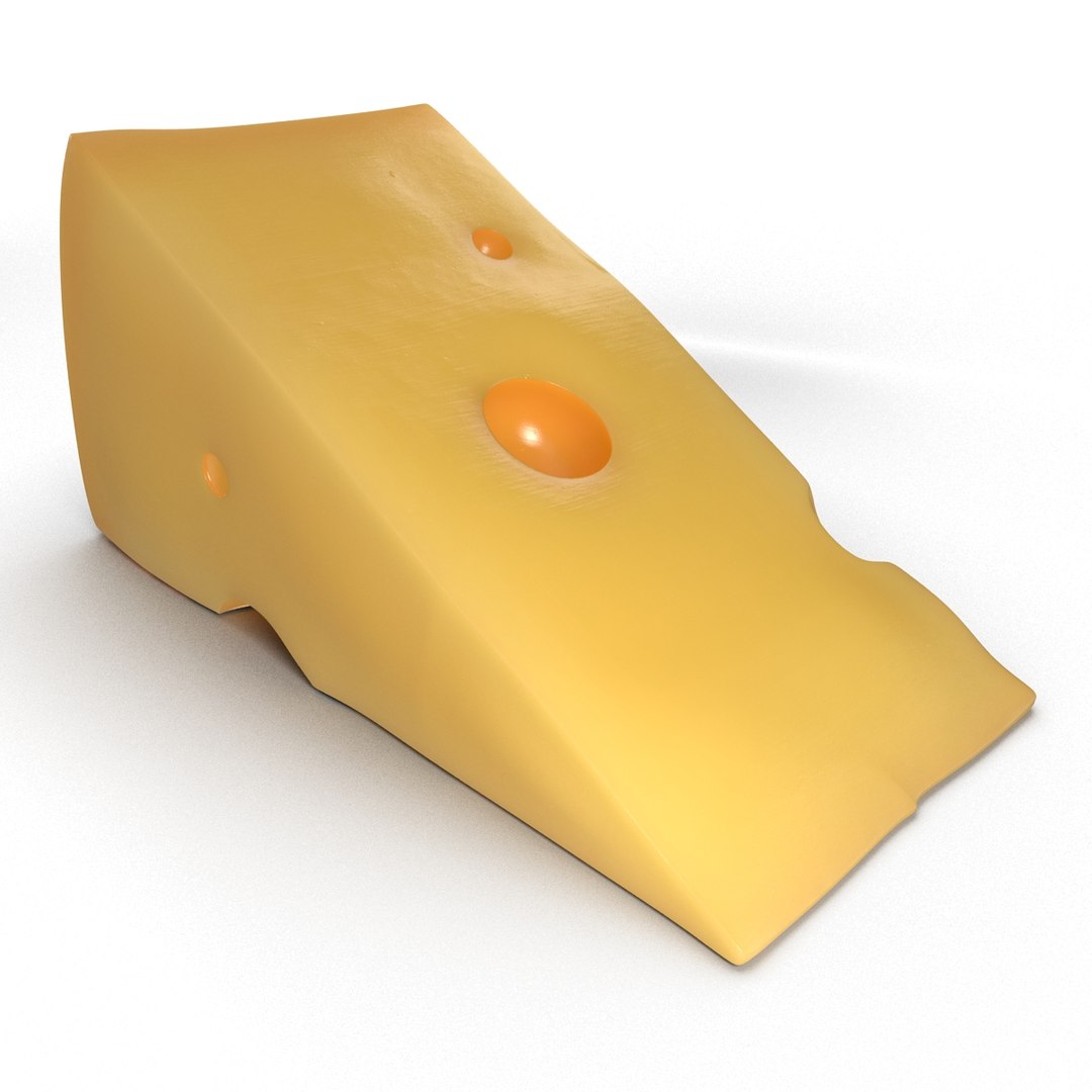 3d Cheese Wedge Model