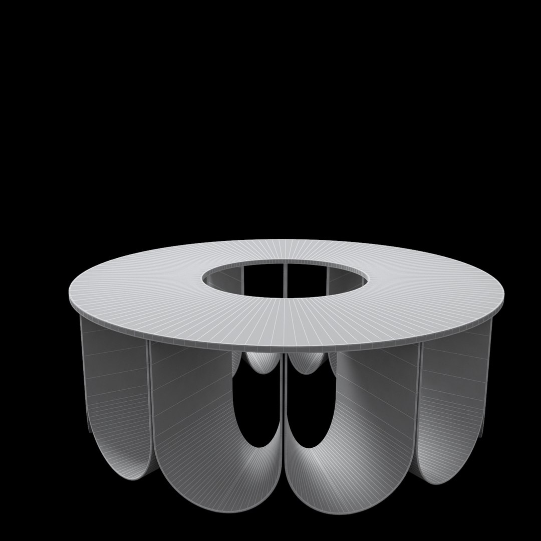 3d Cocktail Table Iride Roche Model