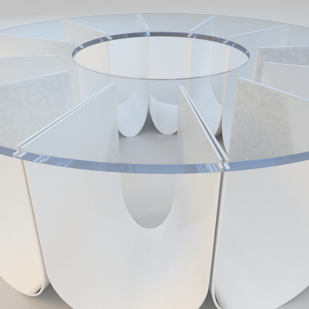 3d Cocktail Table Iride Roche Model