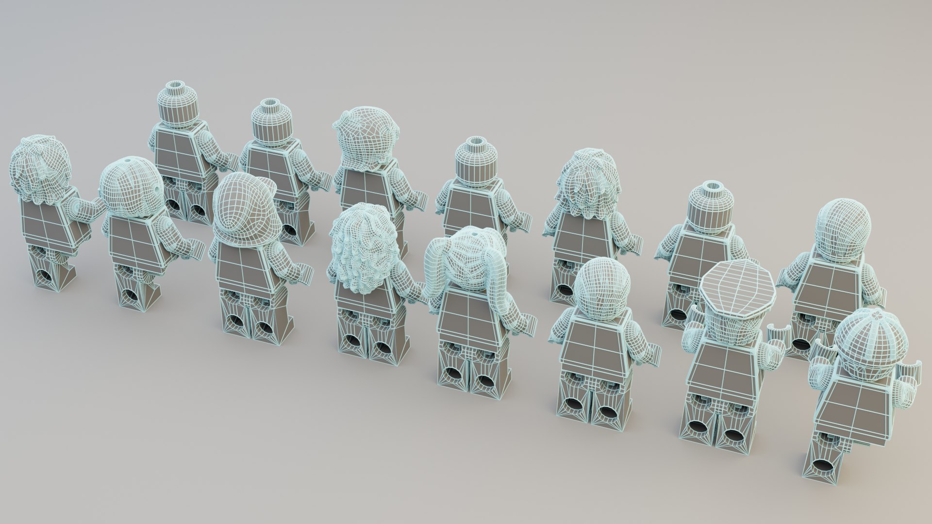 Lego Zombie Pack 3D Model - TurboSquid 1864946