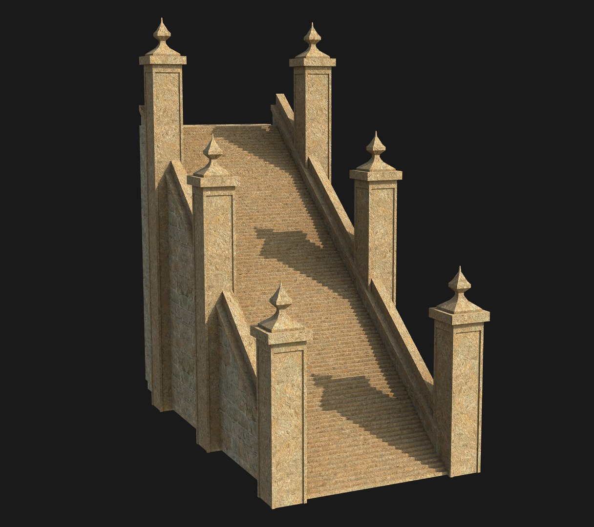 Free Free Orient Stairs 3D Model - TurboSquid 1869772