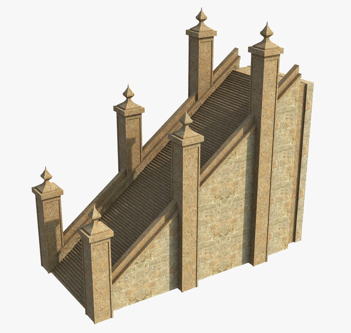 Free Free Orient Stairs 3D Model - TurboSquid 1869772